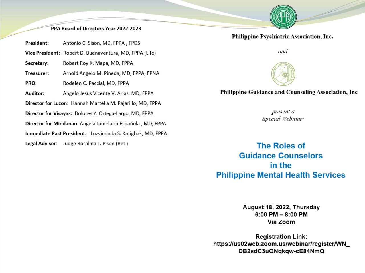 The Roles of Guidance Counselors in the Philippine Mental Health ...